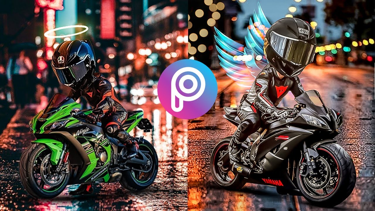 Big Helmet Picsart Editing | Picsart Editing Tutorial | Caricature ...