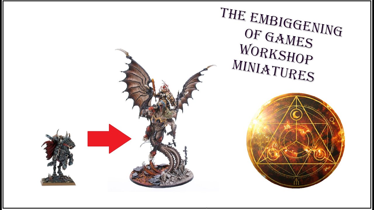 The Embiggening of Games Workshop Miniatures - YouTube