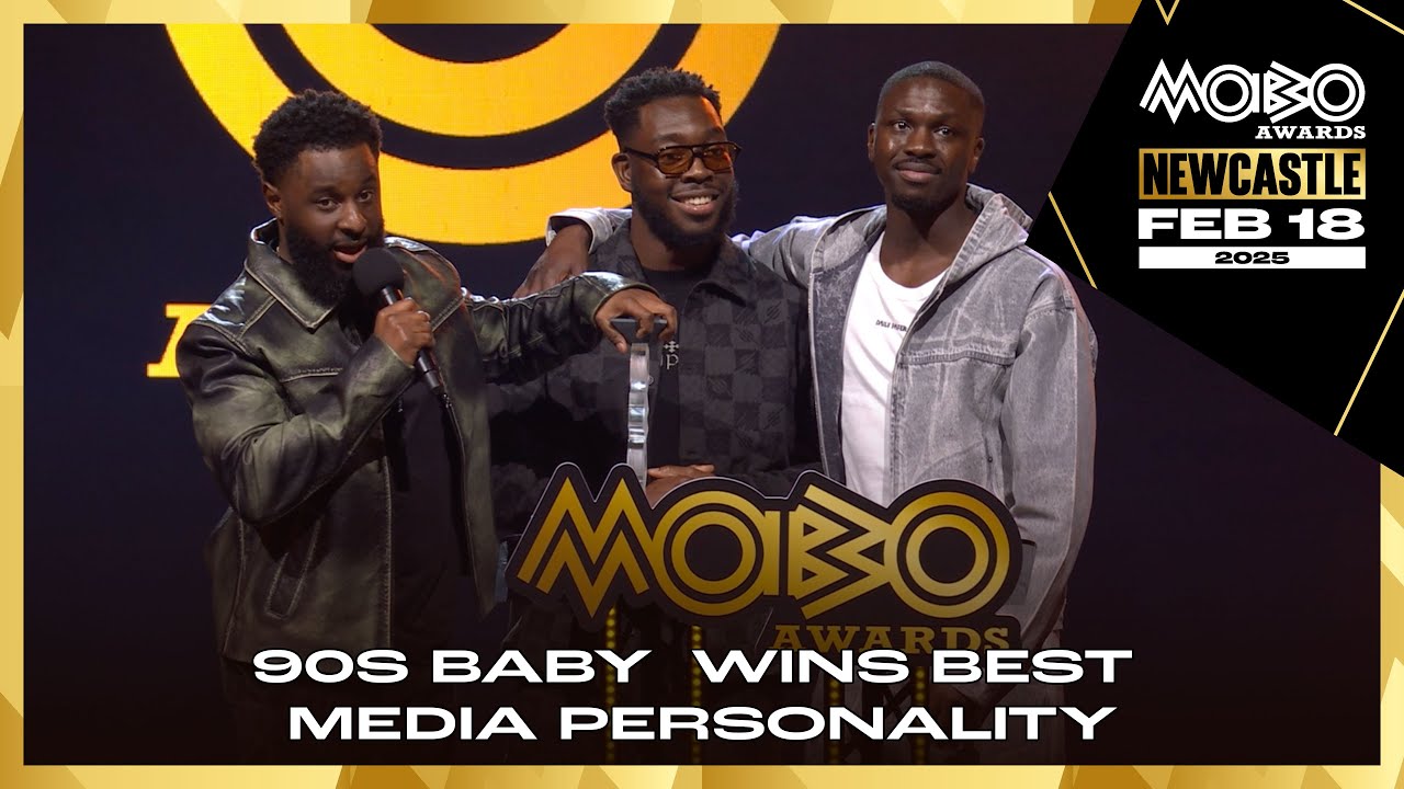 🌟 90s Baby Show Win Best Media Personality of the Year at 2025 MOBO ...