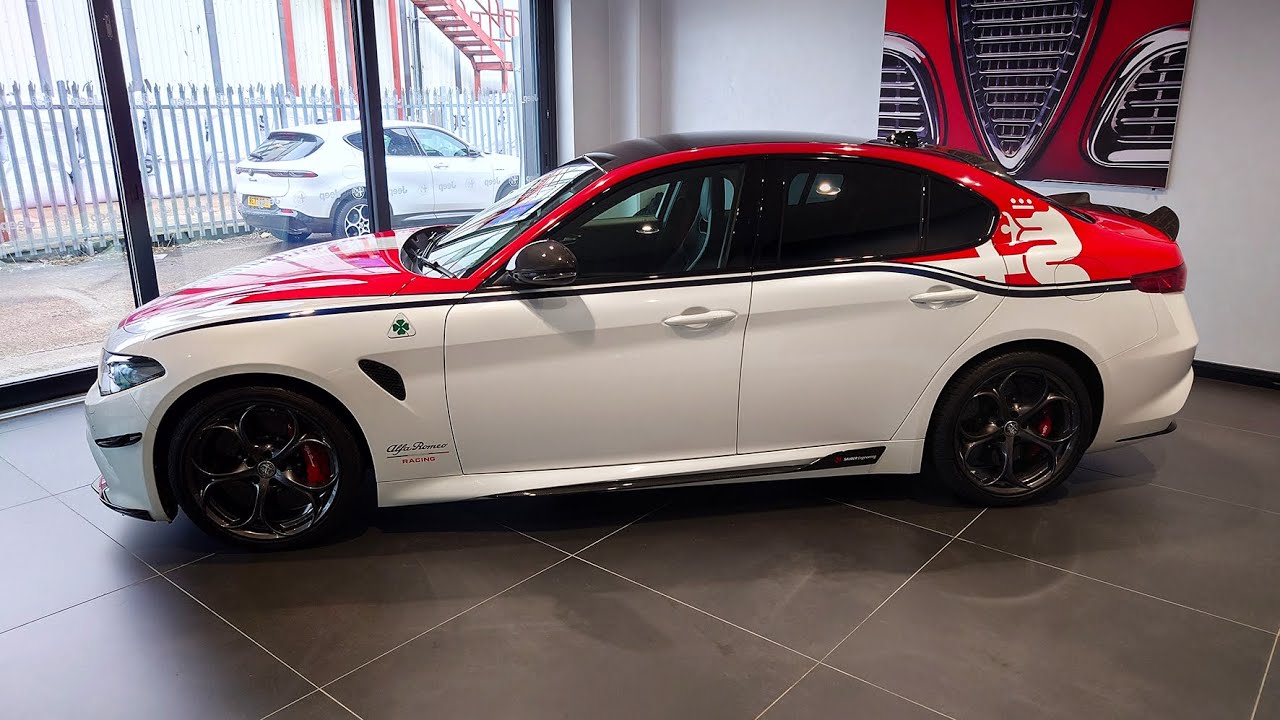 Alfa Romeo Racing Giulia Quadrifoglio - 1 of only 10 in the UK | 4K ...