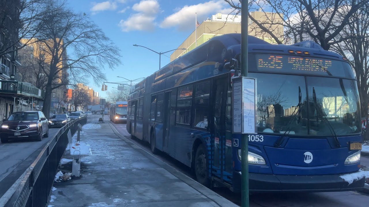 MTA NYCT Bus: 2018 NFI XN60 #1053 on Bx35 to WEST FARMS RD JENNINGS ST ...