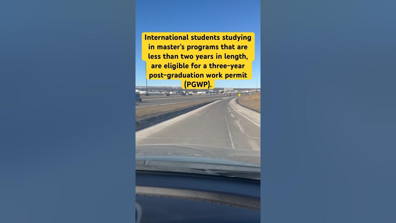 Master's students are now eligible for a 3-year work permit #shorts #studentvisa #canada - YouTube