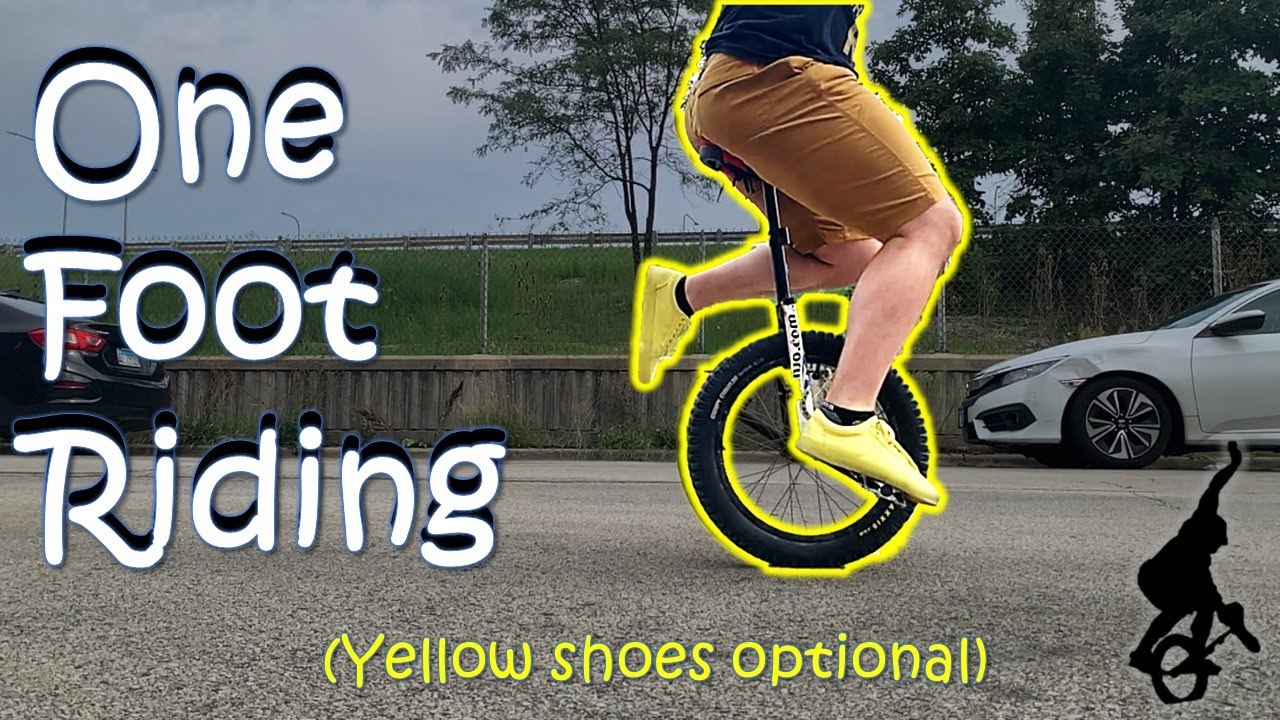 Riding with One Foot on a Unicycle - How it's possible - YouTube