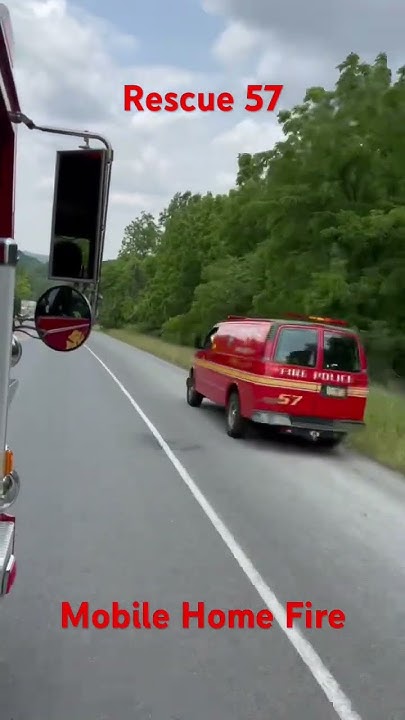 Rescue 57 Responding to a Mobile Home Fire #goprohero8 - YouTube