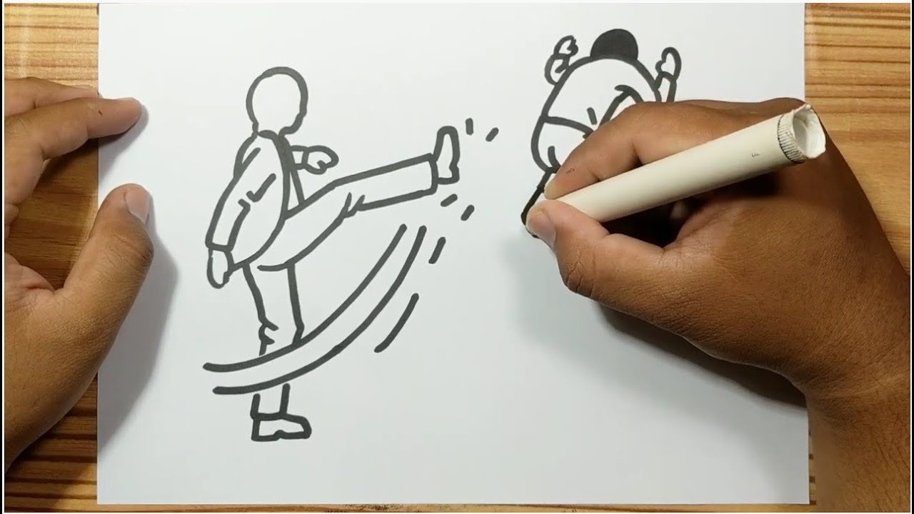 Kick Your Ass Drawing Tutorial - YouTube