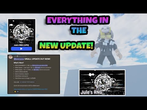 Everything Added in Jules RNG Update - YouTube