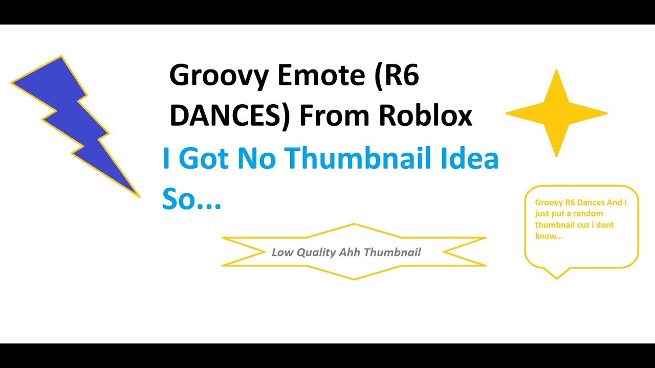 Groovy Roblox (R6 Dances) Join My discord If You Want, I will ...