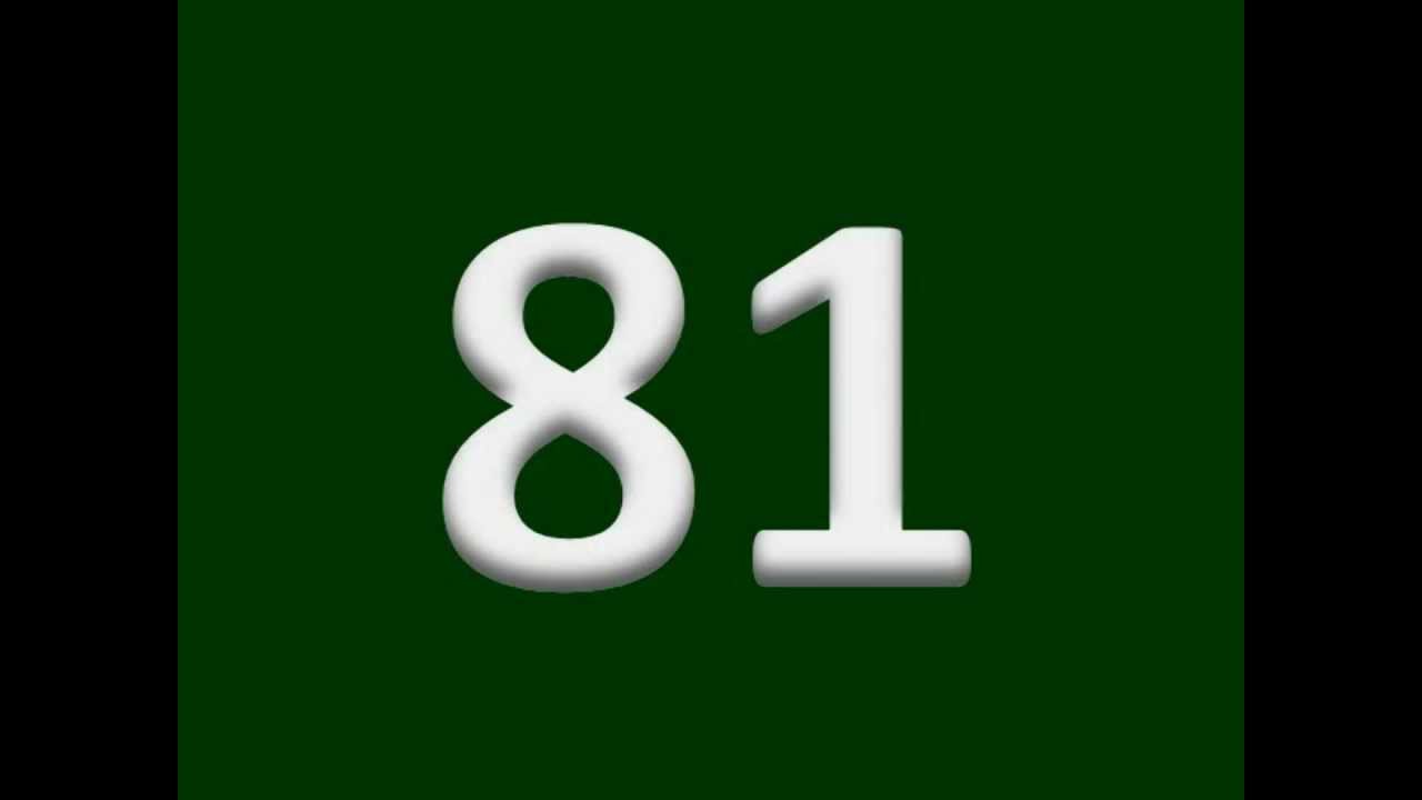 Counting Backwards from 90 by 9 - YouTube