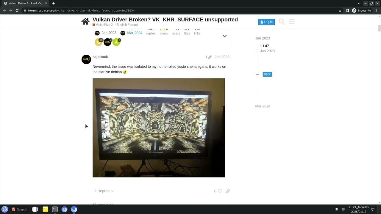 WIP vkQuake on the VisionFive 2 RISC-V SBC - YouTube