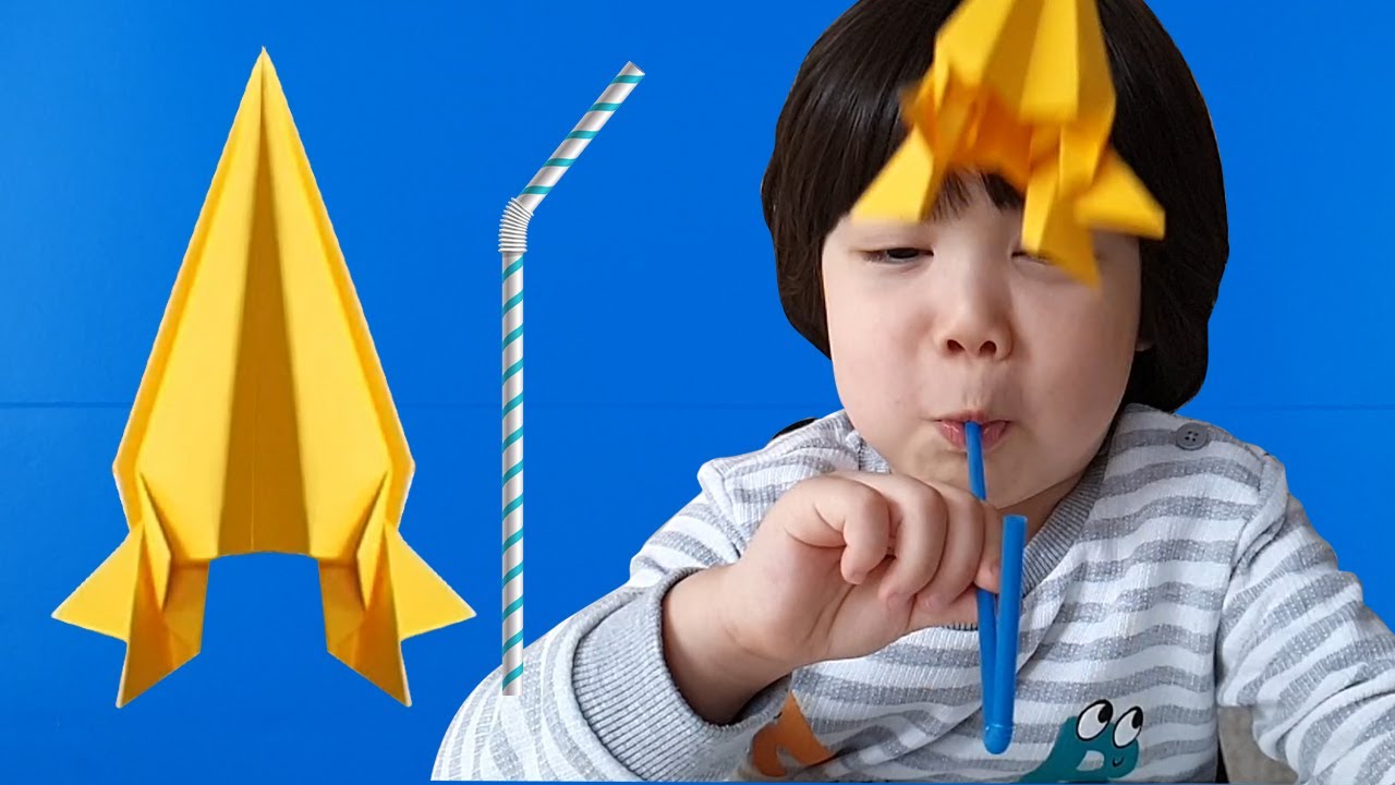 Racheta din hartie || Nava spatiala || Cum sa faci o racheta - Tutorial ...