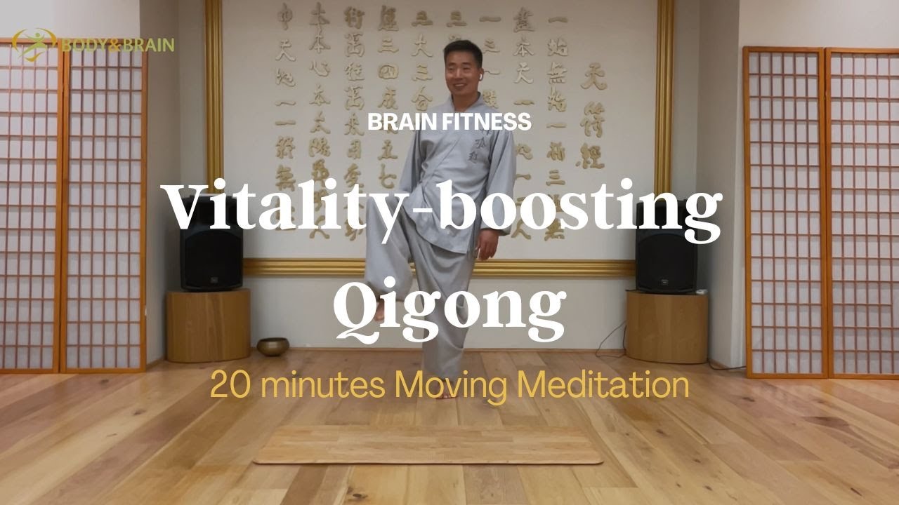 Vitality-boosting Qigong / 20 minutes moving meditation🧘🏼 - YouTube
