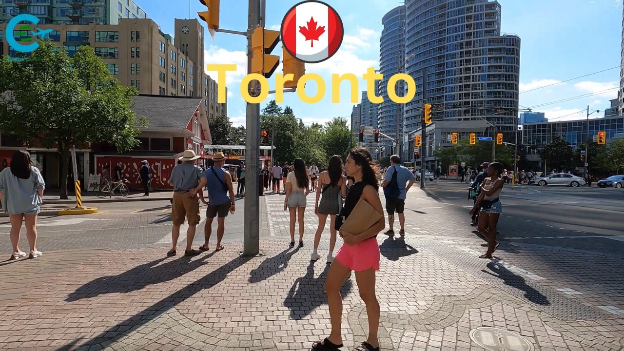 TORONTO Canada Walking Tour - Queens Ways Part#2 [4K HD] | Toronto ...