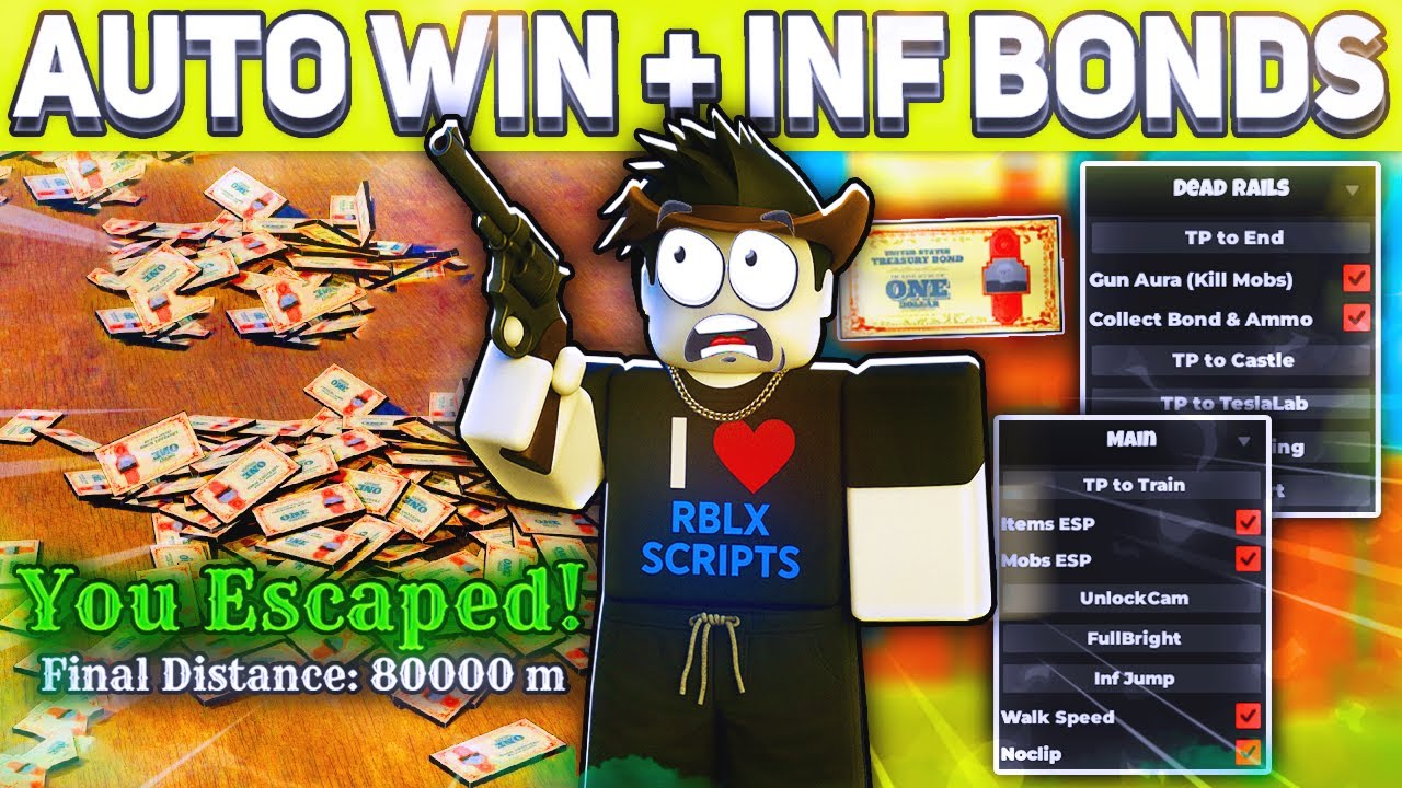 Dead Rails Auto WIN Script to Get INFINITE Bonds.. - YouTube
