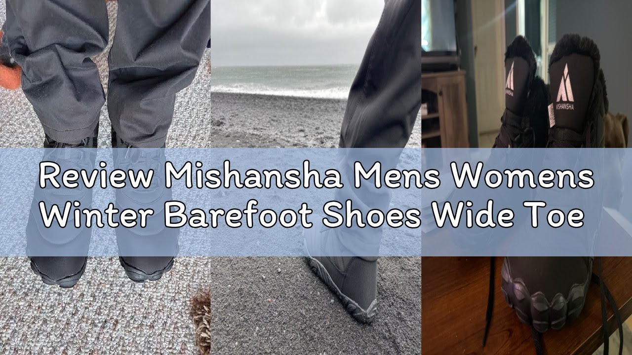 Review Mishansha Mens Womens Winter Barefoot Shoes Wide Toe Box Warm ...