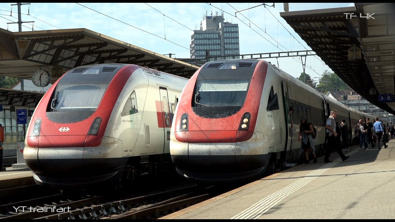 IC 5 nach Zurich HB in Aarau - ICN - YouTube