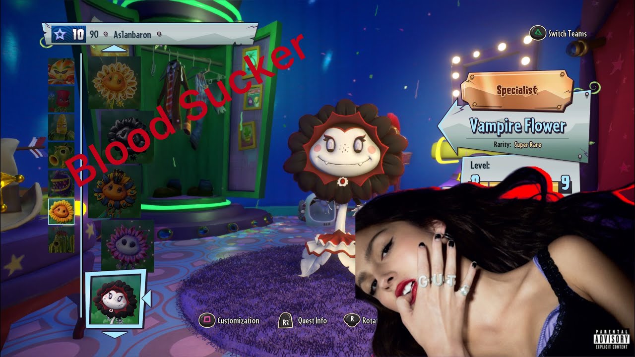 Vampire Flower Montage to Vampire By Olivia Rodrigo - YouTube