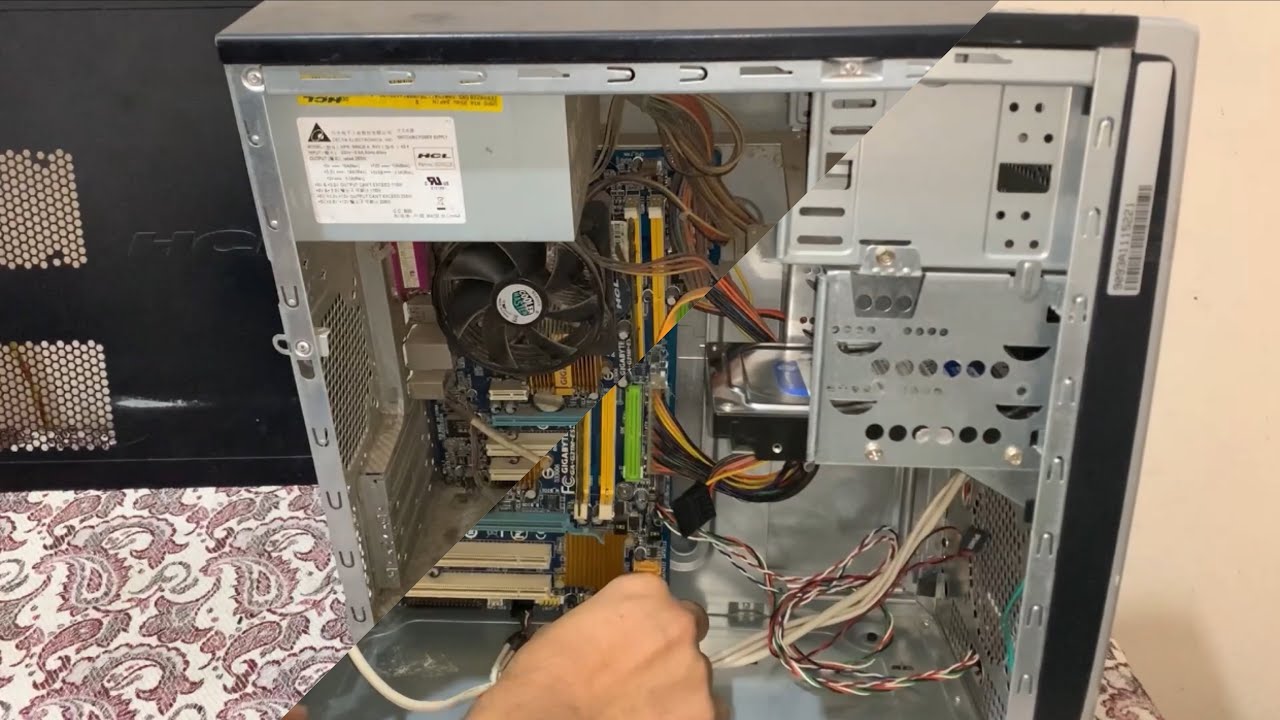 Old Core2Duo OEM PC - YouTube