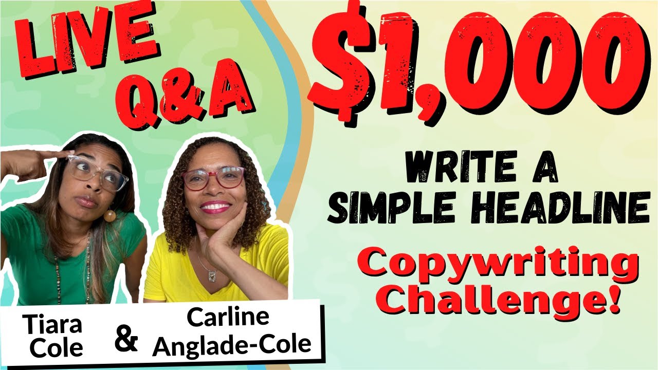 Q & A – $1,000 "Write a Simple Headline" Copywriter Challenge! - YouTube