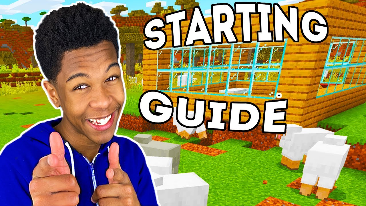 Minecraft Guide to GETTING STARTED! Minecraft for Noobs - YouTube