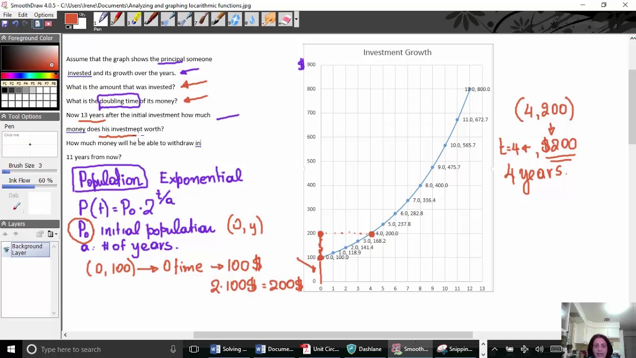 population growth doubling time - YouTube