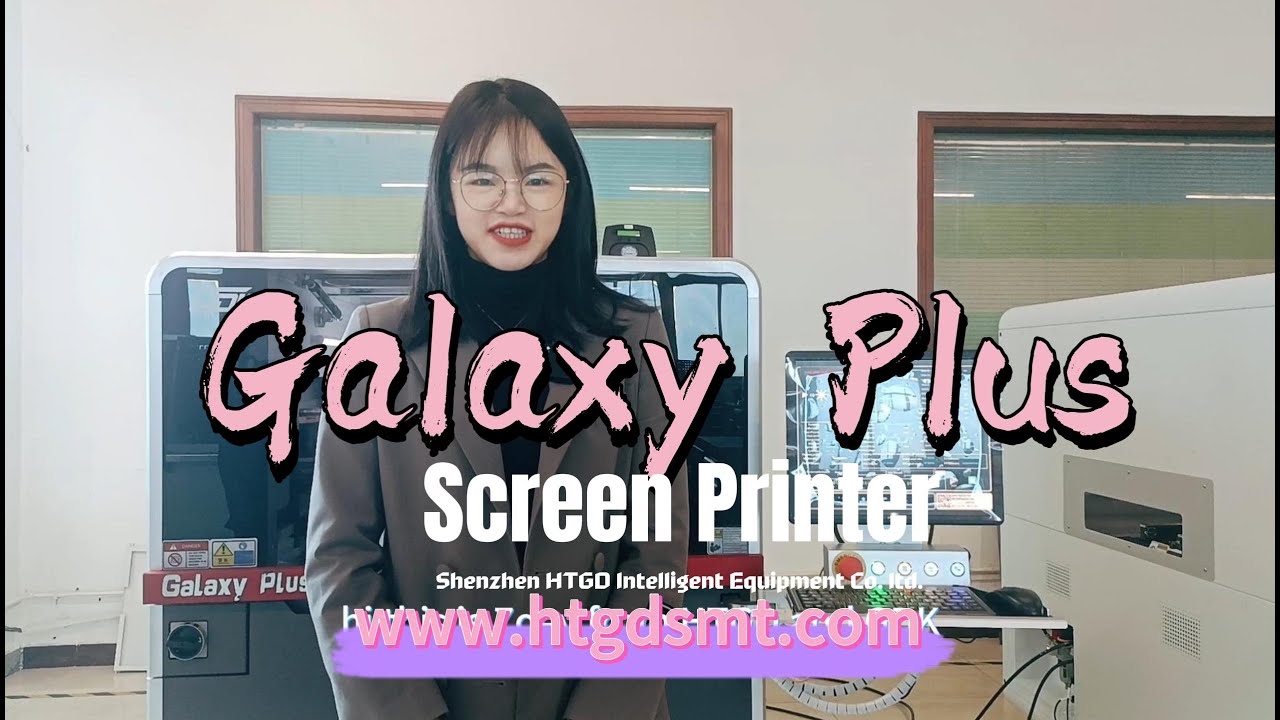 GDK Galaxy Plus model printer - YouTube