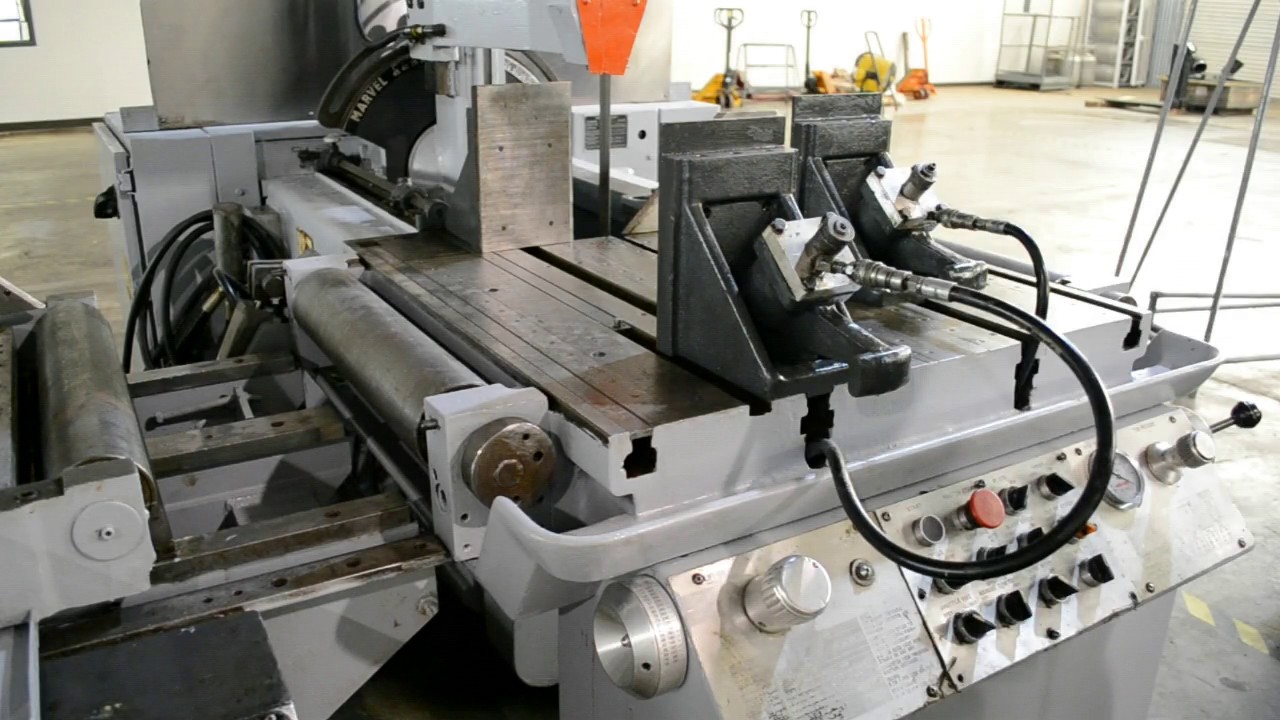 Marvel / Armstrong-Blum Series 81A10/PC Vertical Band Saw w/ Bar Feed ...