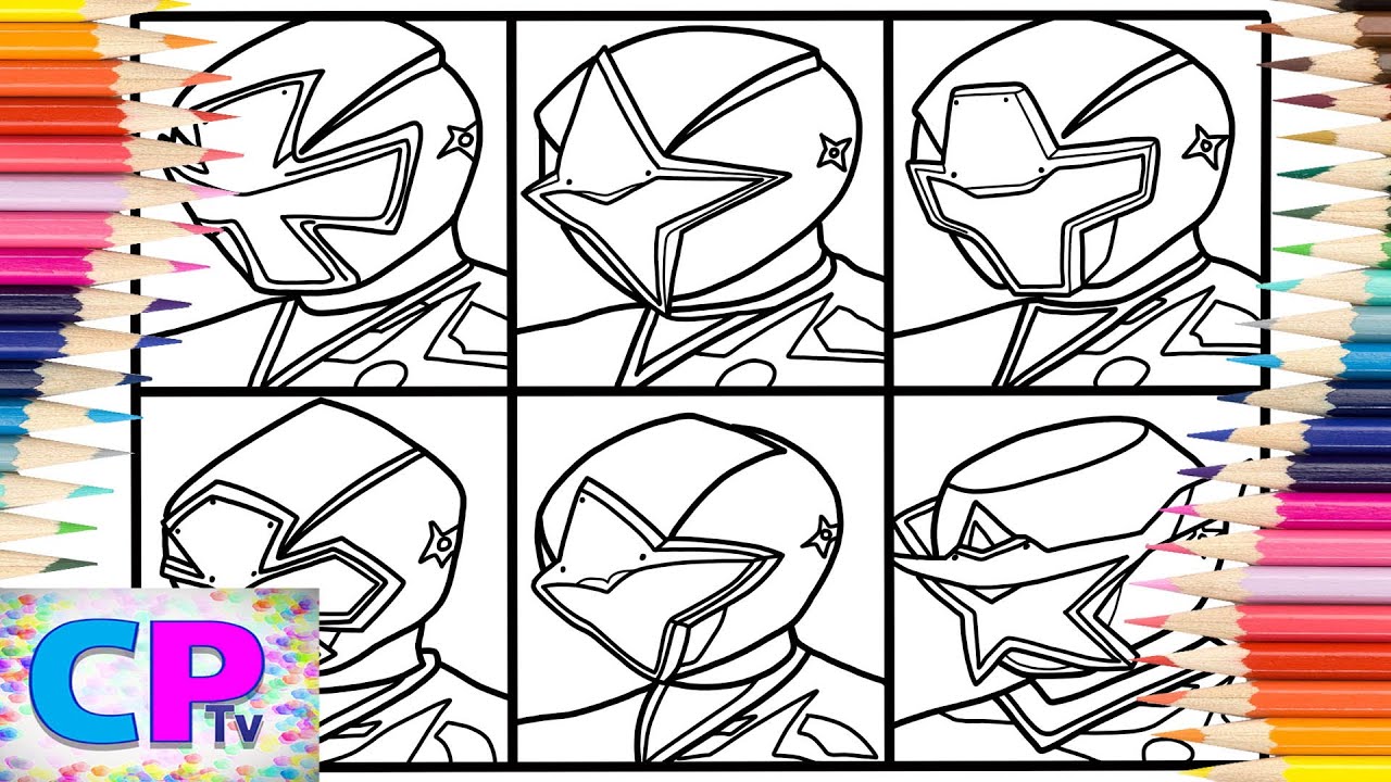 Power Rangers Ninja Steel/Power Rangers Coloring Pages/Clarx - Zig Zag ...