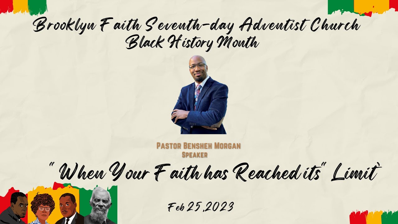 Brooklyn Faith SDA Online || Sabbath Service ‘When Your Faith has ...