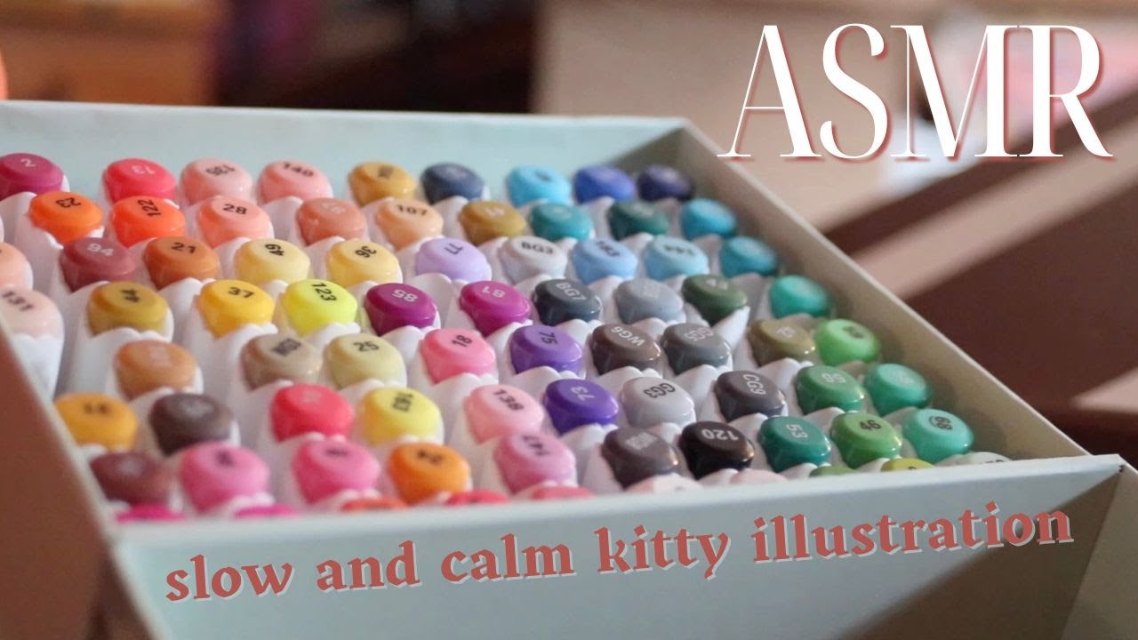 Kitty Cat ASMR: The Purrfect Illustration - YouTube