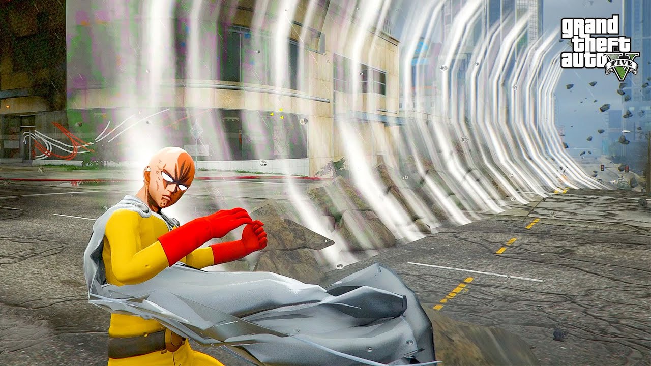 GTA 5 - [One Punch Man] SAITAMA Mod | Power Update - YouTube