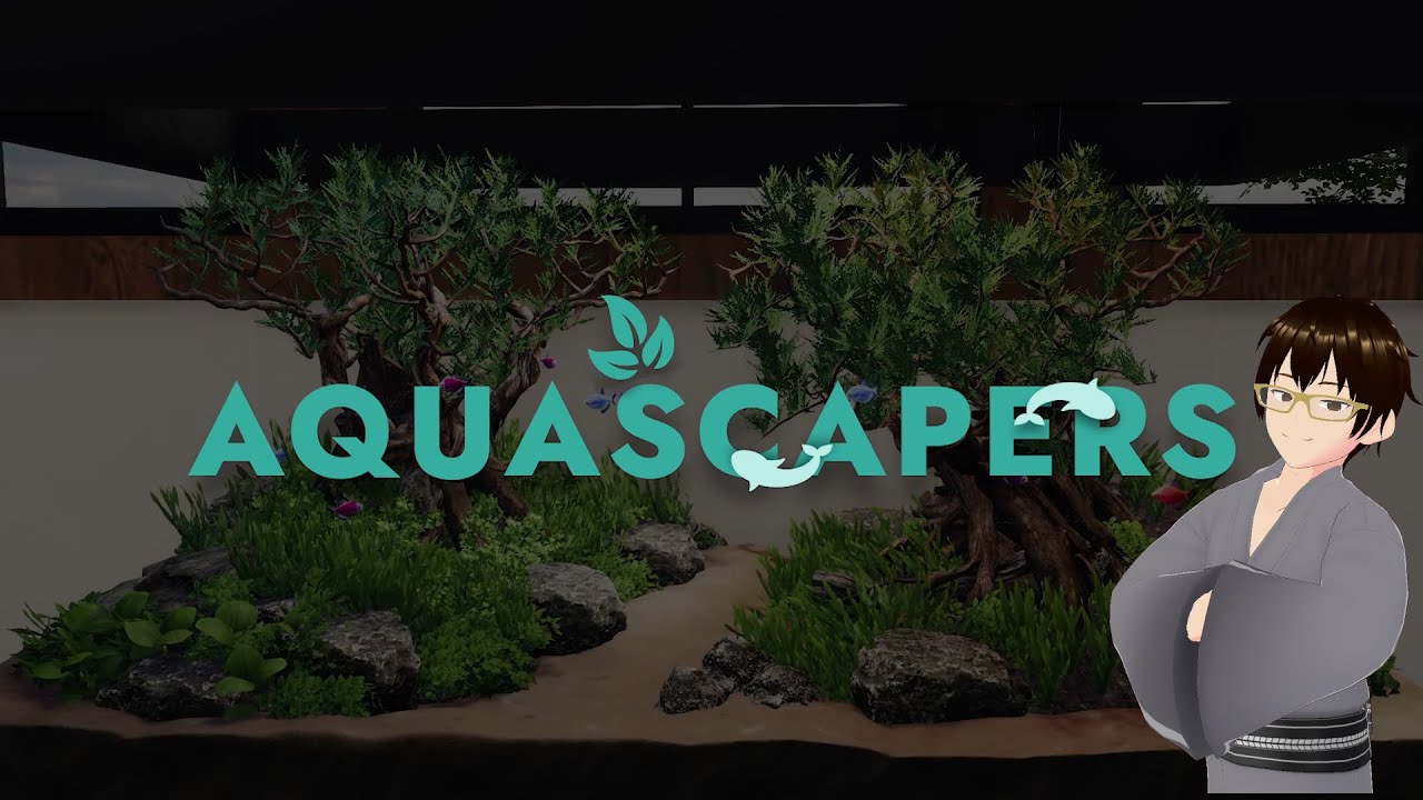 【ゲーム配信】材料から自分で採取してアクアリウムを作るゲームらしい【Aquascapers】 - YouTube