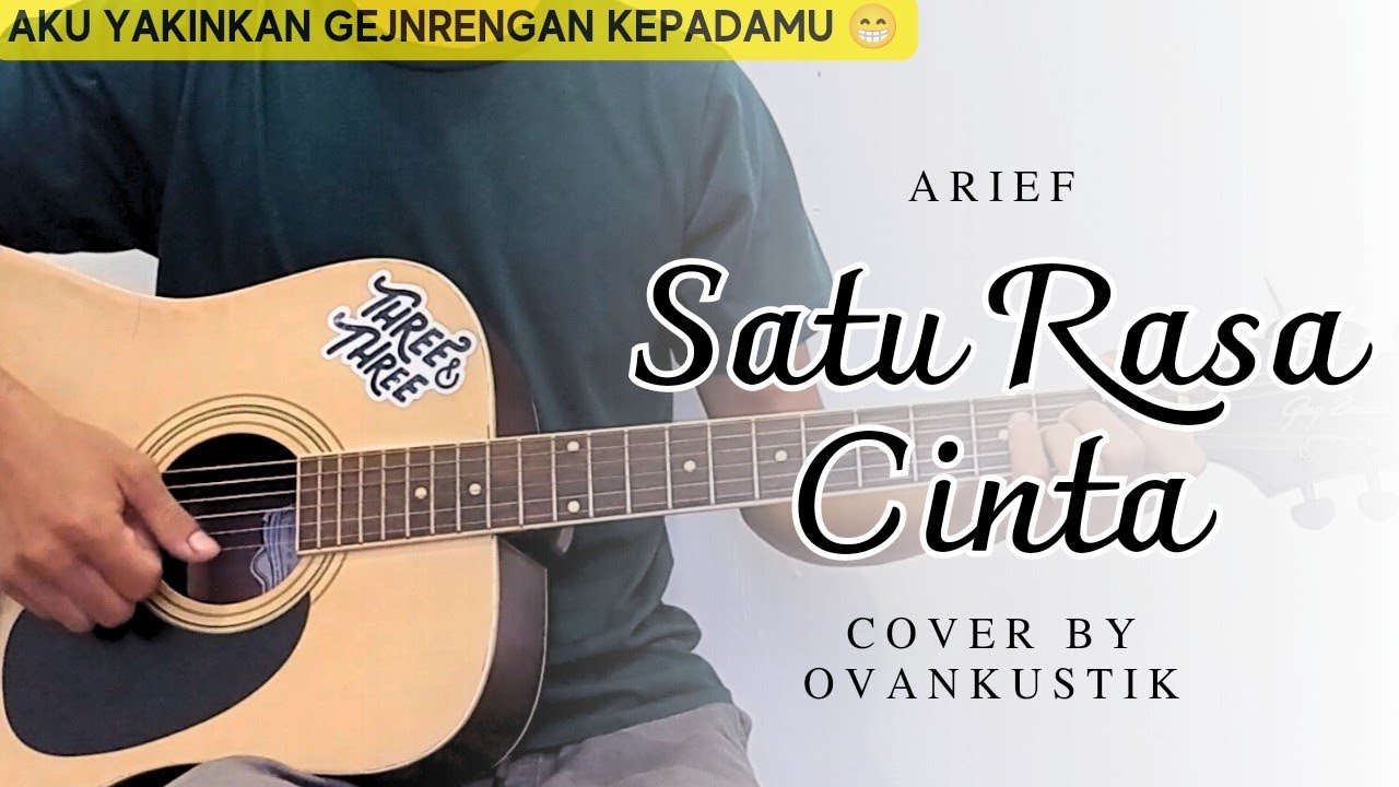 Satu Rasa Cinta | Arief Putra (tutorial gitar mudah) - YouTube