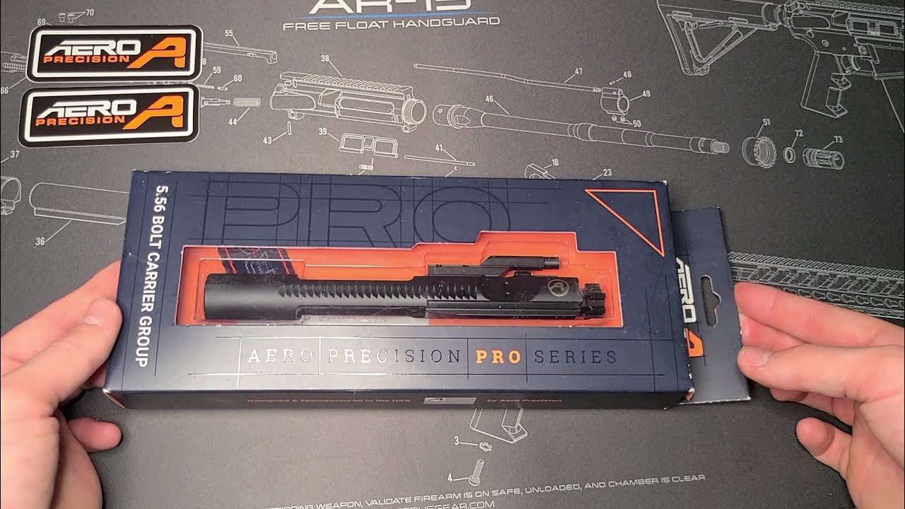 Aero Precision 556 Bolt Carrier Group Pro Series Unboxing - YouTube