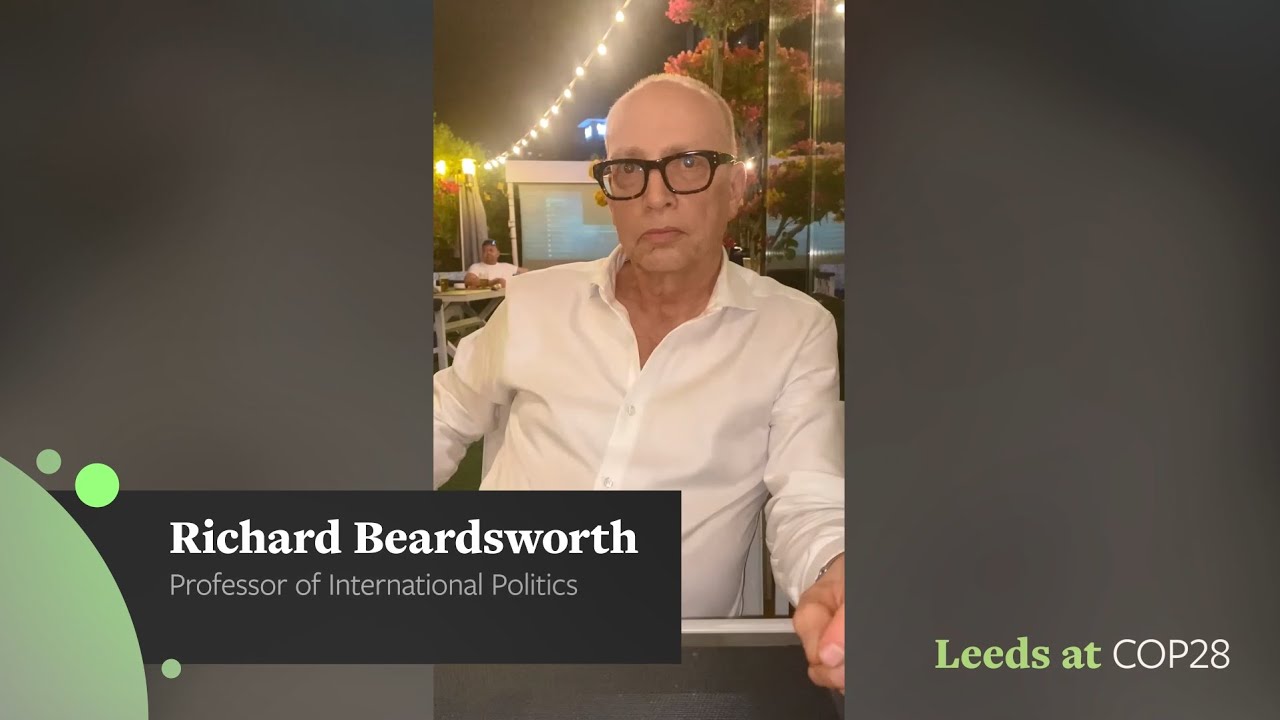 COP28: An interview with Richard Beardsworth - YouTube