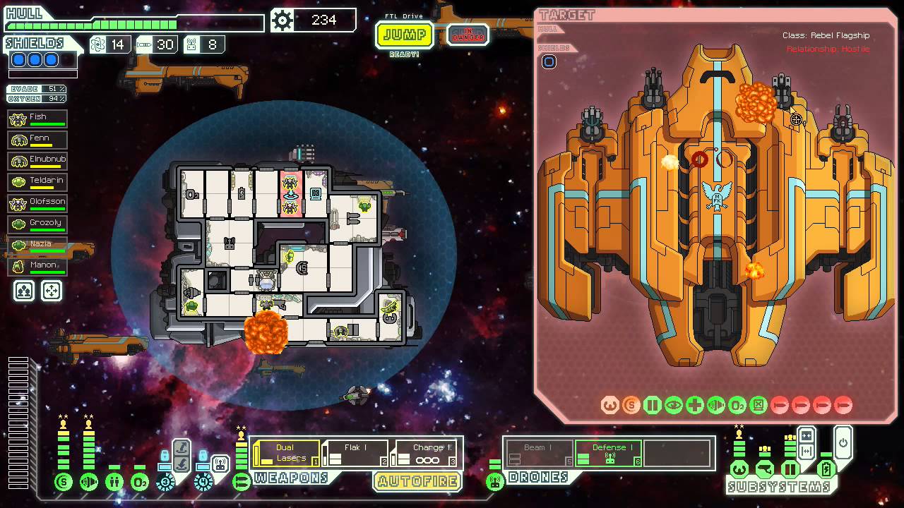 FTL AE - Engi Cruiser Layout C (Final Battle) - YouTube