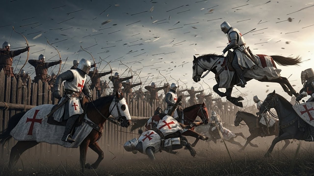 How King Baldwin’s 500 Knights CRUSHED 25000 Islamic Invaders in One ...