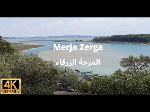 Lagune Merja Zerga Moulay bouselham مولاي بوسلهام المرجة الزرقاء - YouTube