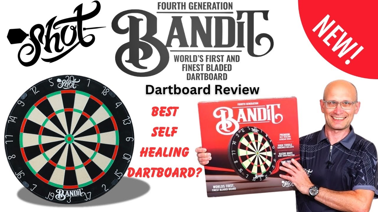 Shot BANDIT GEN 4 Dartboard Review The Best Self Healing Dartboard ...