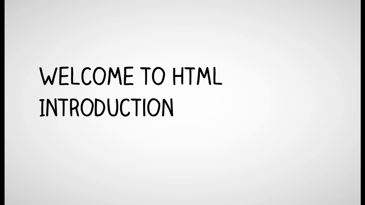Complete HTML Tutorial - Introduction to HTML - YouTube
