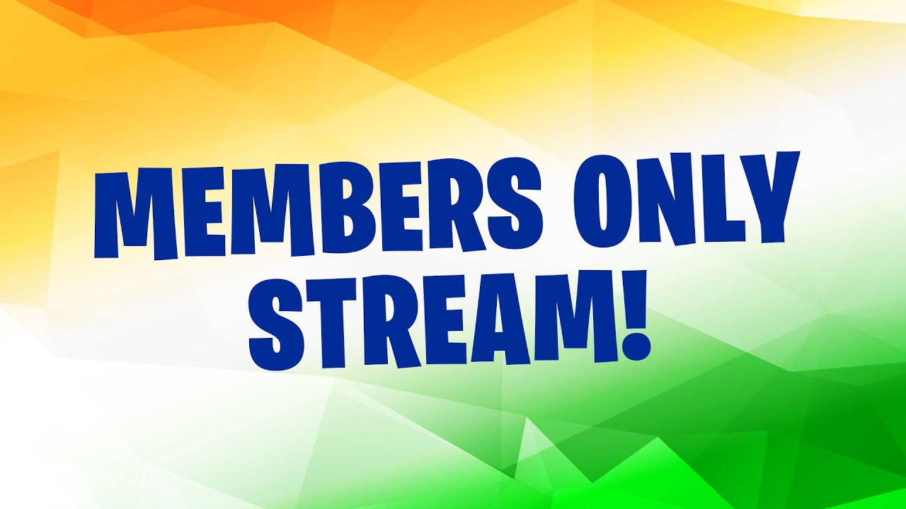 Members only live stream #7 - YouTube