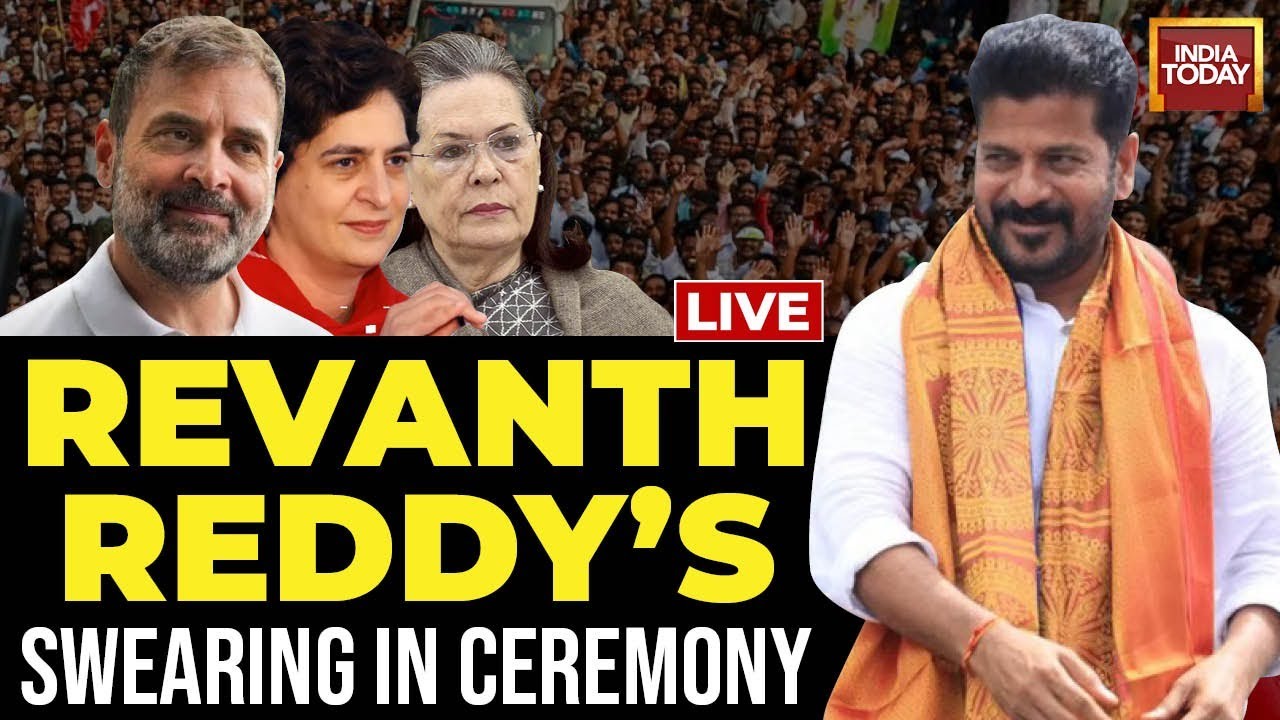 Revanth Reddy Swearing-In Ceremony LIVE: Telangana CM Oath Taking ...