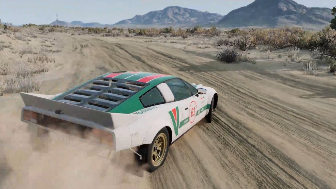 Driving a Rally Car Offroad in BeamNG Drive / 4K/ Moza R16 Wheel + CS ...