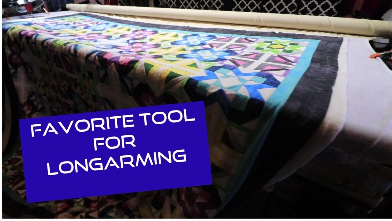 How to fix Back fabric Puddling (Favorite Longarm tool) - YouTube