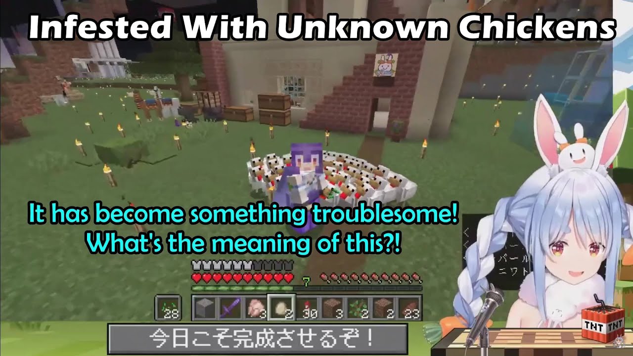 Pekora Finds Out That Her House is Infested With Pack of Chickens After ...