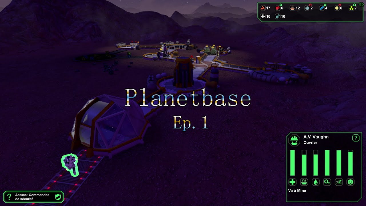 Planetbase : Ep.01 - Vivons sur mars ! - Tuto : bien commencer. - YouTube