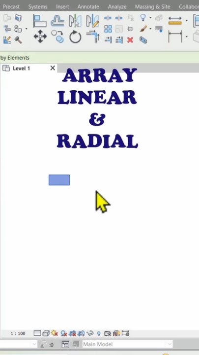 Array Linear & Radial #revit - YouTube