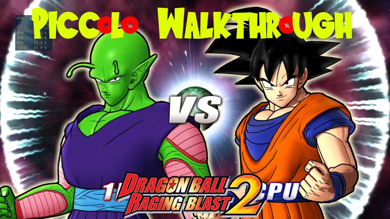 Dragon Ball Raging Blast 2 Galaxy Mode Piccolo Walkthrough - YouTube