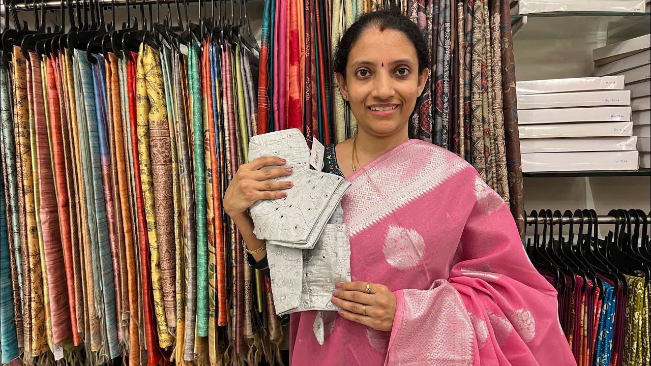 Mixed Linen Sarees with Silver Zari | Pastel Shades | Rawlas Studio ...