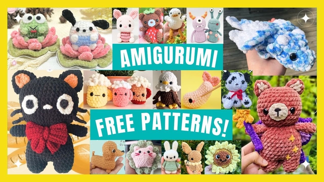 30 FREE Quick & Easy Amigurumi Crochet Patterns Perfect for Markets ...