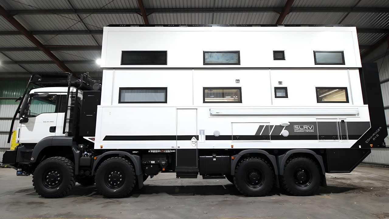 Inside the $900k 2-Story Off-Road Beast | SLRV Commander 8x8 Full Tour ...
